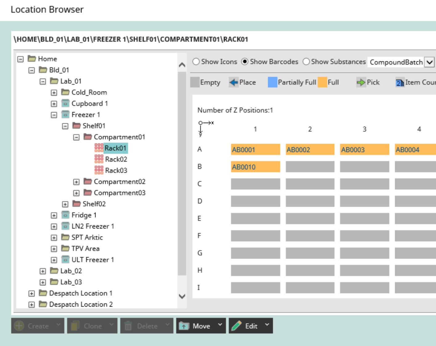 Mosaic Module Page - Inventory Tracking
